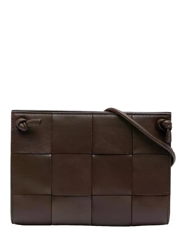 Bottega Veneta Mini Cassette Crossbody Bag - Brown