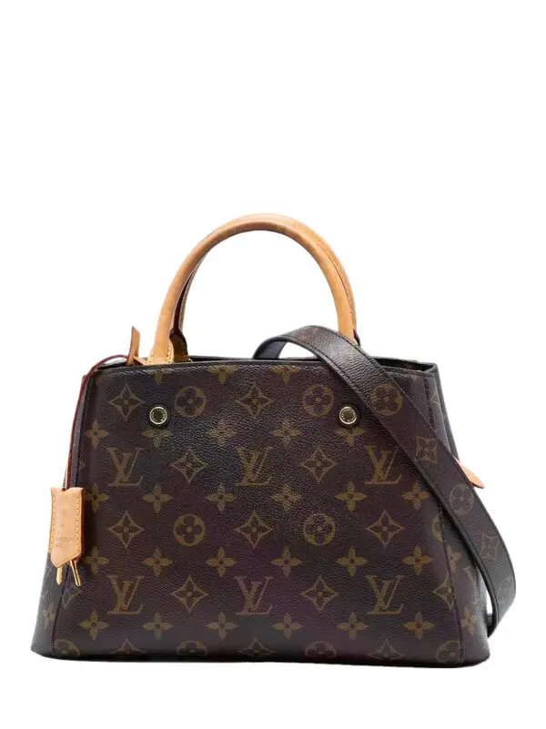 LOUIS VUITTON Monogram Montaigne Bb Satchel - Brown