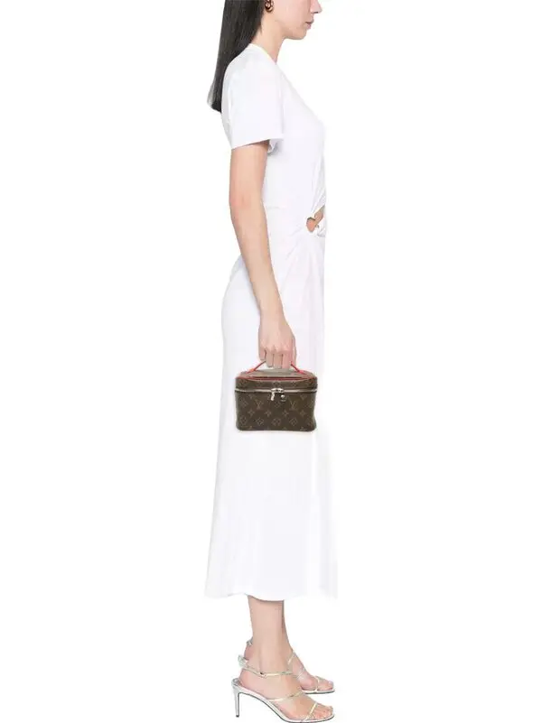 LOUIS VUITTON 2021-2026 Monogram Macassar Nice Mini Case Vanity Bag - Brown