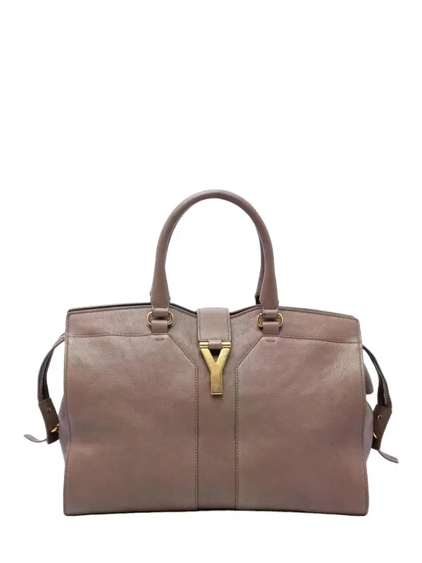Saint Laurent Leather Satchel - Brown