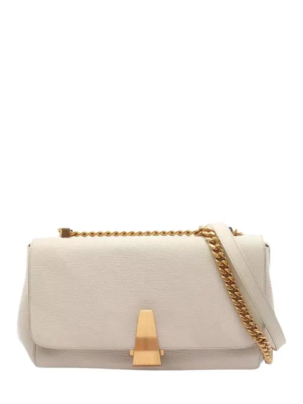 Bottega Veneta Angle Crossbody Bag - White