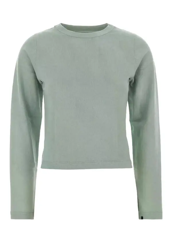 Extreme Cashmere N°451 Lisa Crew-neck Long-sleeve T-shirt - Green