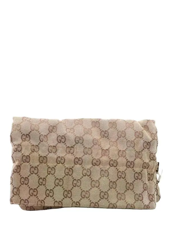 Gucci Gg Canvas Clutch Bag - Neutrals