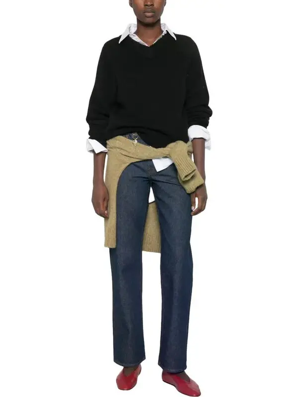 Carven Key Charm Straight-leg Jeans - Blue