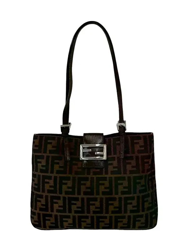 Fendi Zucca Canvas Tote Bag - Brown