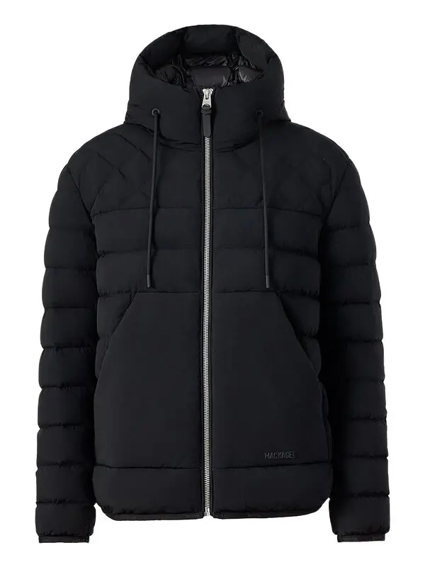Mackage Bergen-z Quilted Down Hooded Jacket - Black