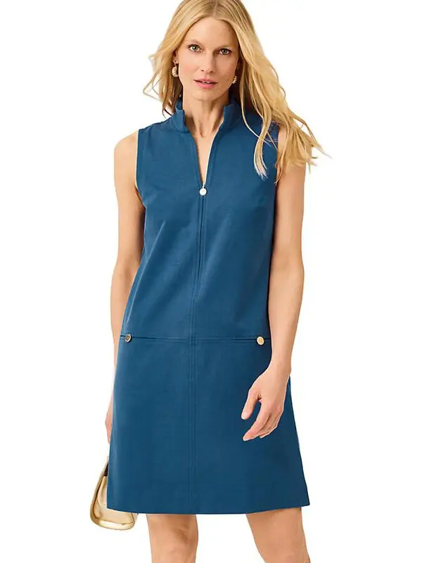 Lilly Pulitzer® Sleeveless Rosee Shift Dress - Navy