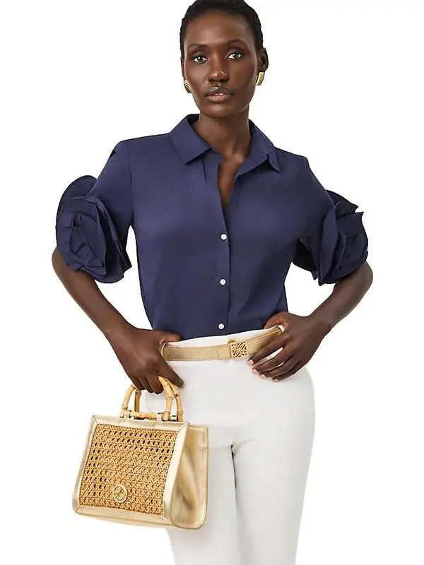 Lilly Pulitzer® The Flower Lilly Shirt - True Navy