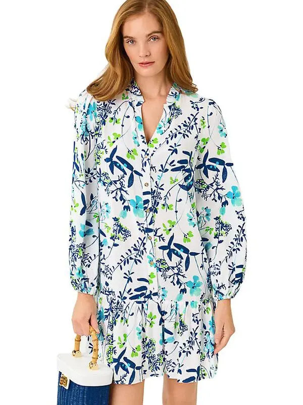 Lilly Pulitzer® Shaley Tunic Popover Dress - White