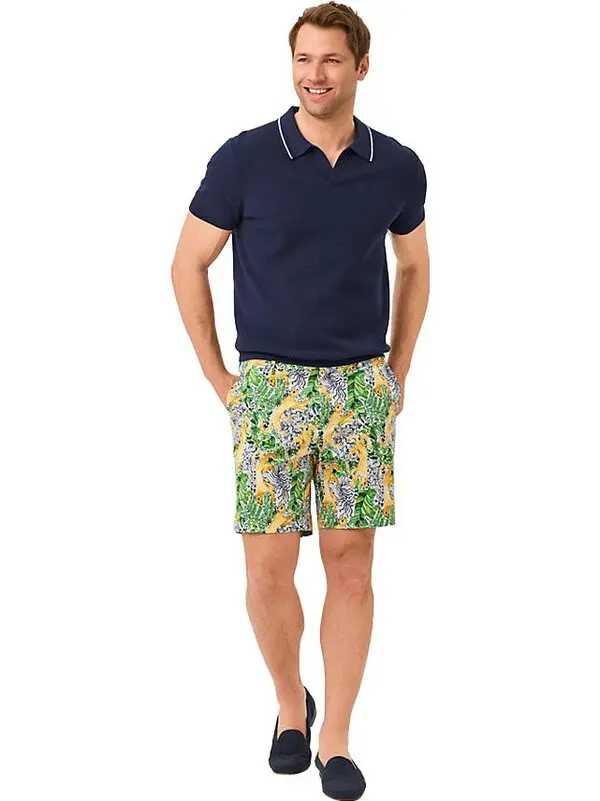 Lilly Pulitzer® Volk Stretch Short - Multi Lil Palm Prowl