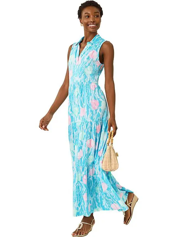 Lilly Pulitzer® Riegan Maxi Dress - Blue