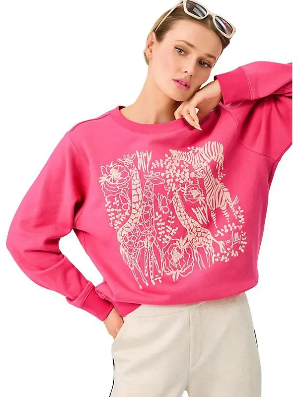 Lilly Pulitzer® Ballad Cotton Sweatshirt - Pink