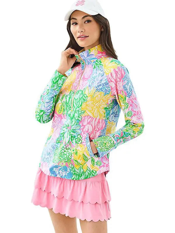 Lilly Pulitzer® Upf 50+ Skipper Popover - Multi Bright Delight Patch