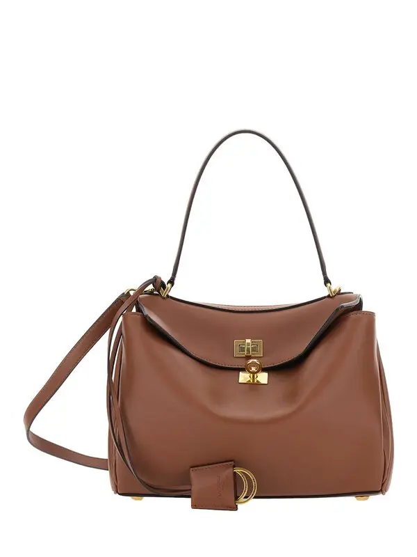 Balenciaga Rodeo Top Handle Small Natural Smooth Calf - Brown