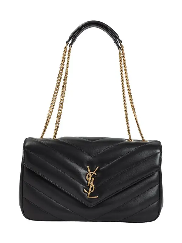 Saint Laurent Loulou M Shoulder Bag - Black
