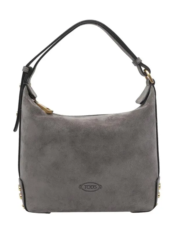 TOD'S Mini Metal Dots Handbag - Gray