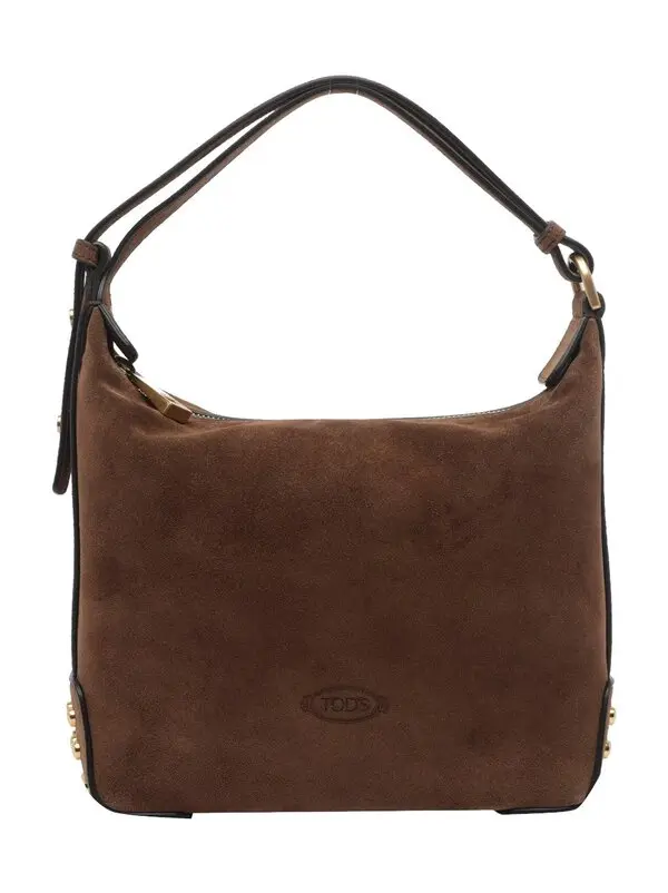 TOD'S Mini Metal Dots Handbag - Brown