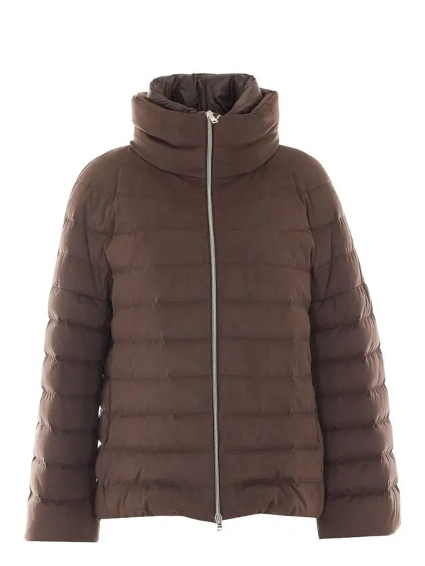 Herno Quilted Down Jacket - Brown