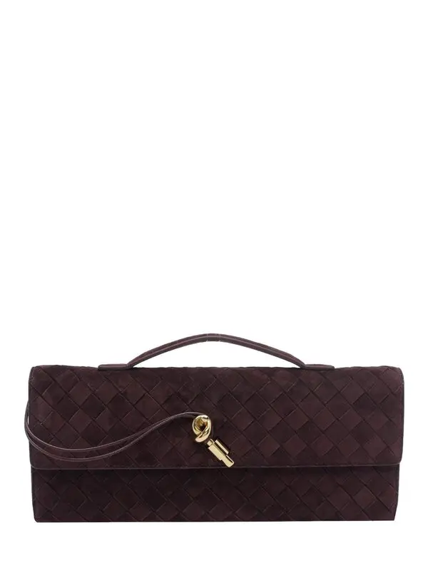 Bottega Veneta Andiamo Clutch - Red