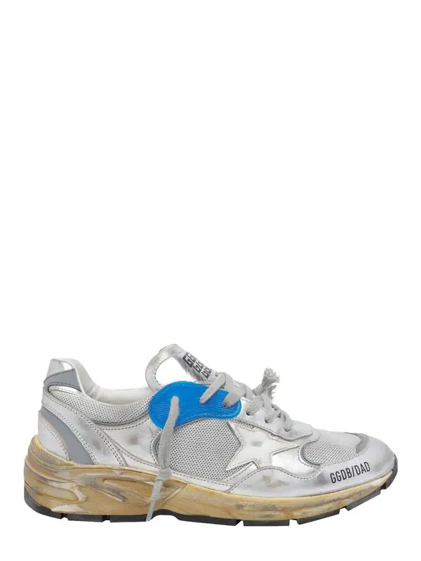 GOLDEN GOOSE Running Dad-star Sneakers Tone - Silver