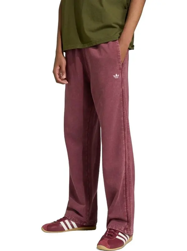 Adidas Trefoil Essentials Loose Fleece Pants - Maroon
