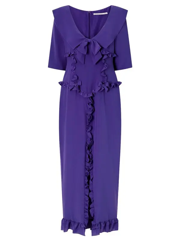 Alessandra Rich And Diamond Ring - Purple
