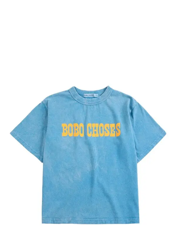 BOBO CHOSES Relaxed Fit Printed T-shirt - Blue