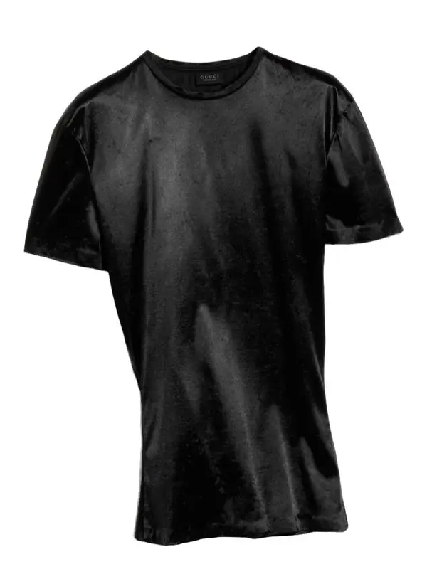 Gucci Stretch Satin Jersey T-shirt - Black