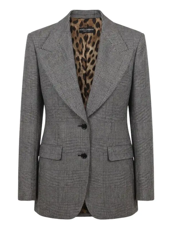 Dolce & Gabbana Dolce Gabbana Single-breasted Jacket - Black
