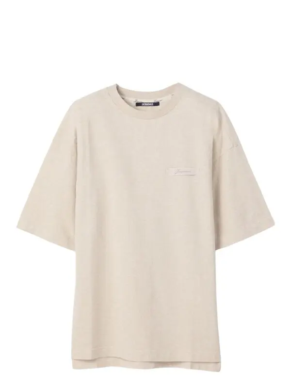 Jacquemus The Ruban Crewneck T-shirt - Light Beige