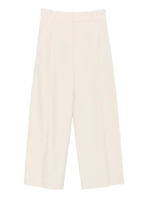 Brunello Cucinelli Pleate Trousers - White
