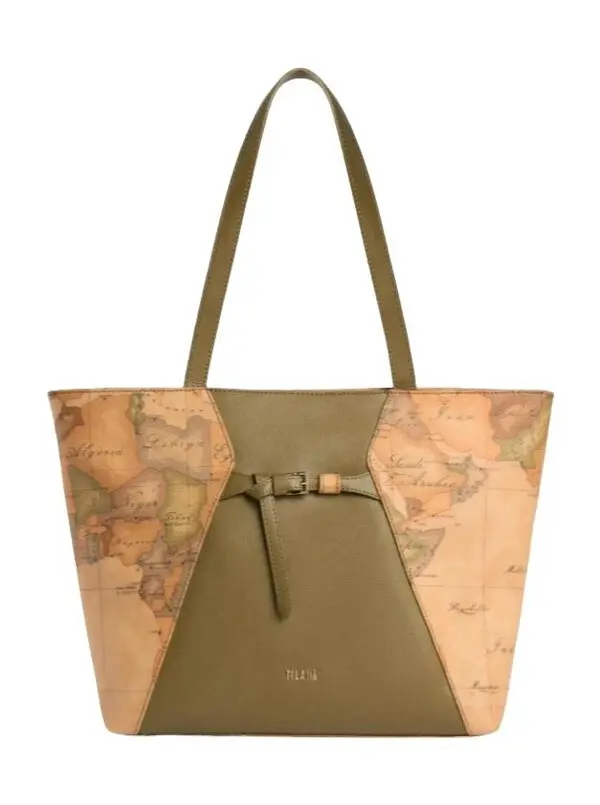 ALVIERO MARTINI 1A CLASSE Geo Classic Panelled Tote Bag - No