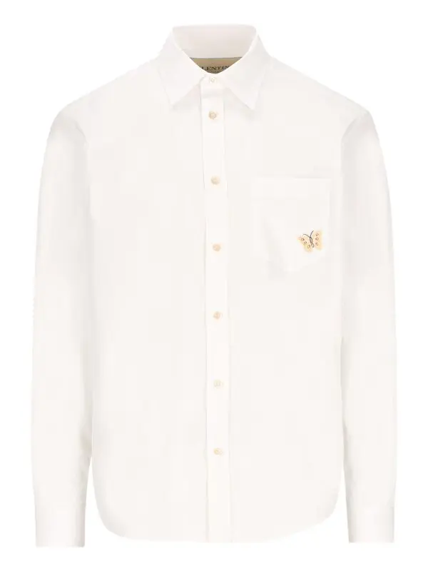 Valentino Garavani Collared Long-sleeved Shirt - No