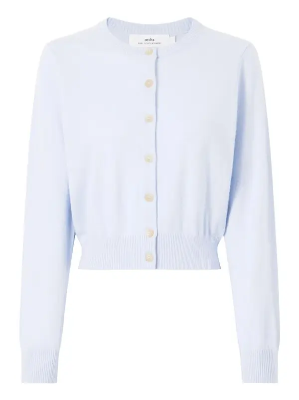 Arch4 Long Sleeve Button Cardigan - Light Blue