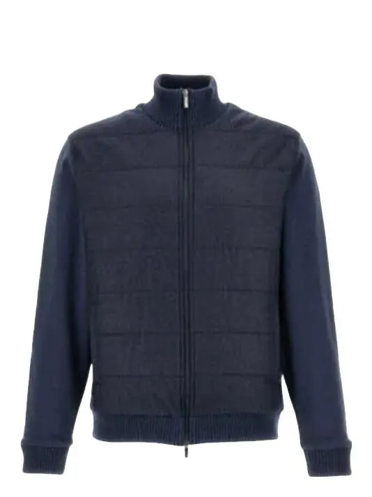 FAY Long-sleeve Stand-collar Jacket - Black