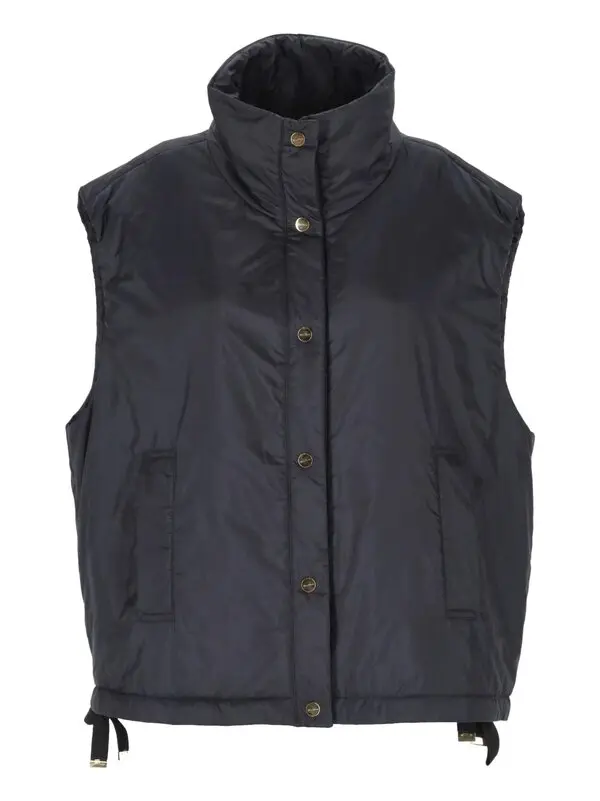 Max Mara Sleeveless Padded Jacket - Dark Blue