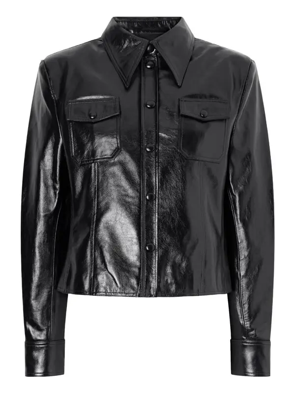 WILLY CHAVARRIA Chavela Leather Jacket - Black