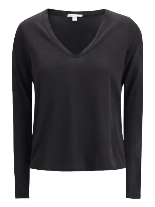 JAMES PERSE Cotton-jersey T-shirt - Black