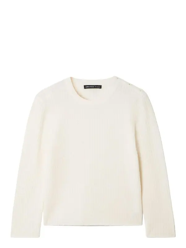 JAMES PERSE Wool-blend Sweater - White