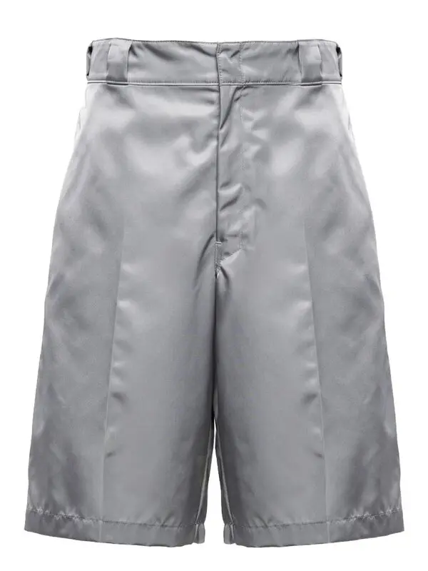 Prada Re-nylon Bermuda Shorts - Marble Gray