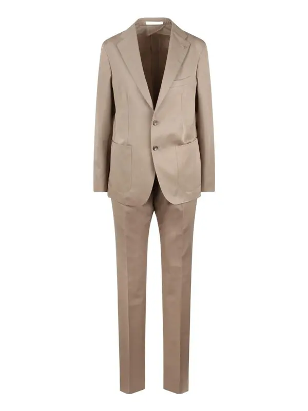 Tagliatore Long-sleeved Suit - Nude