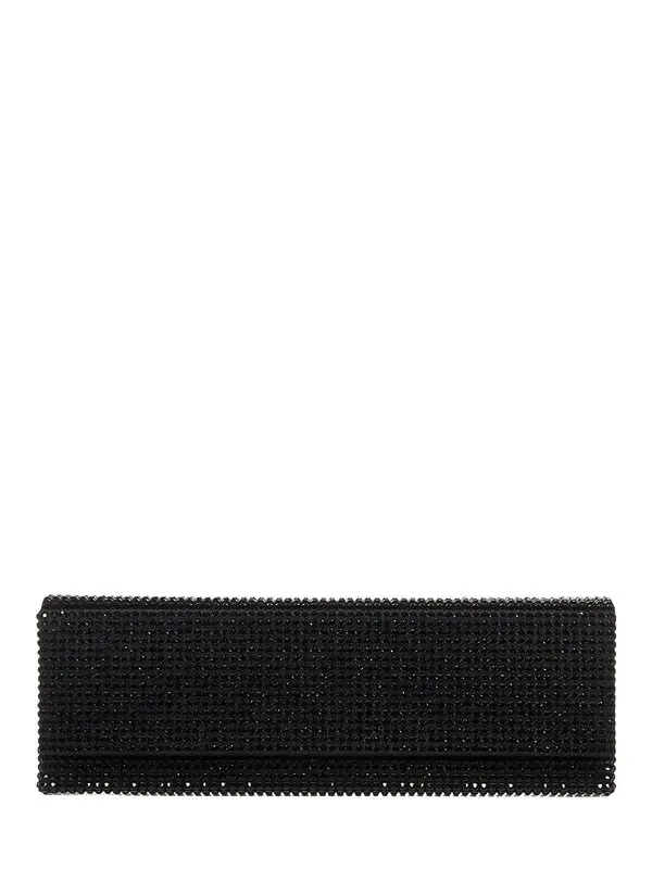 Amina Muaddi Flip Shoulder Bag - Black