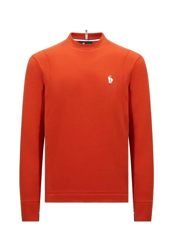 Moncler Stretch Fleece Sweatshirt - Oranges