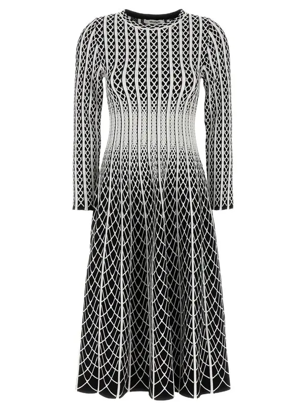 ANTONINO VALENTI Long-sleeved Dress - Black