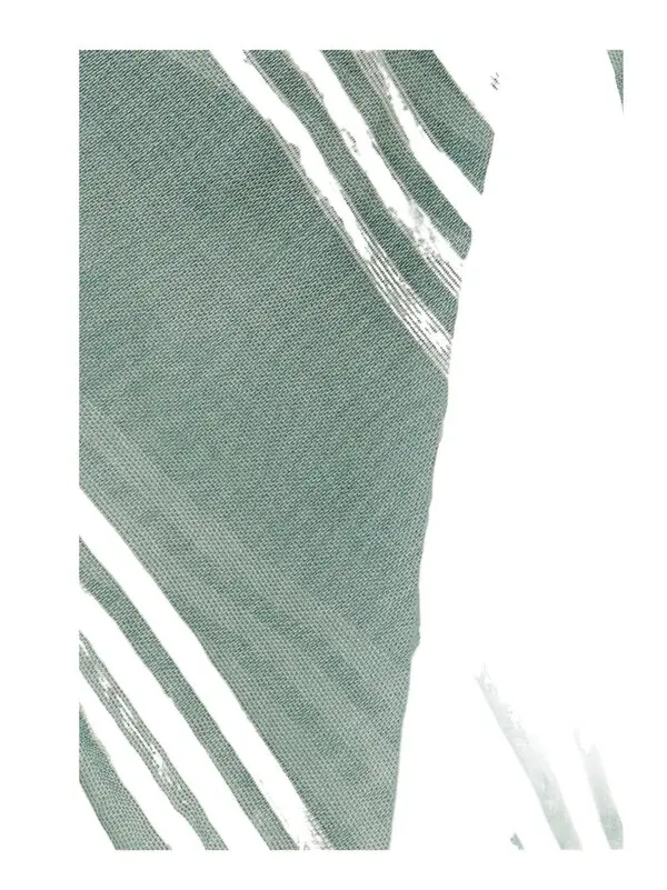 ADMONA Striped Shirt - Green