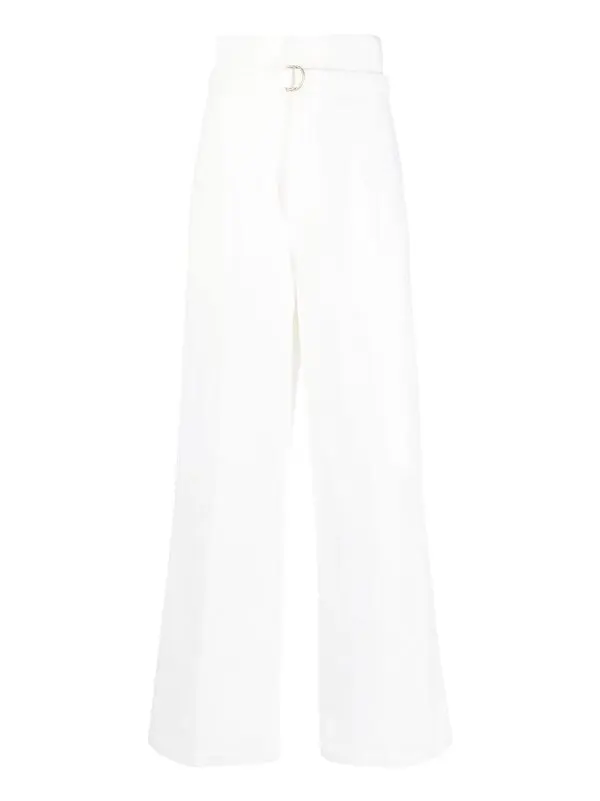 Philosophy Di Lorenzo Serafini High-waisted Wide Leg Jeans - White