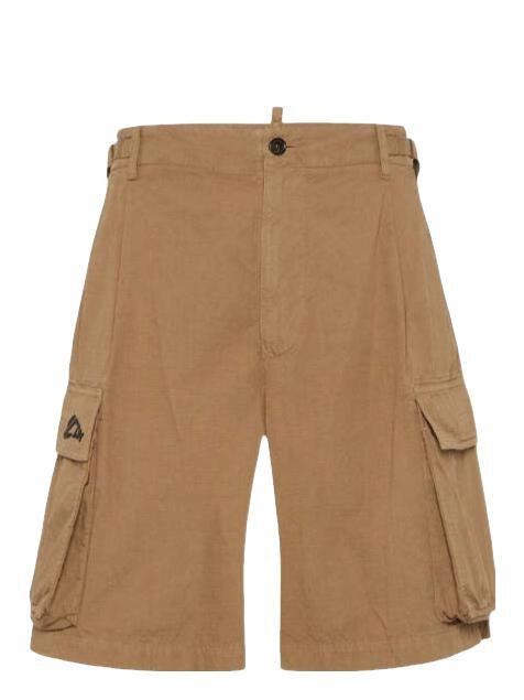 Dsquared2 Icon New Generation Ripstop Cargo Shorts - Khaki