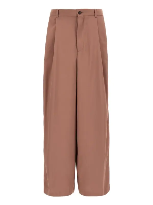 Dries Van Noten Pepper Straight Leg Pants - Brown
