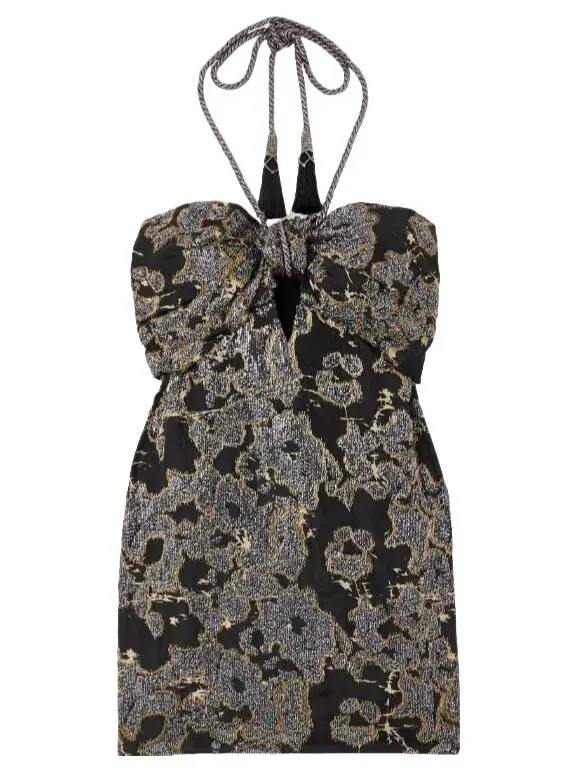 Johanna Ortiz Open Back Mini Dress - No