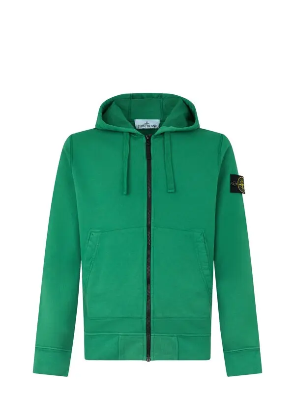 Stone Island Logo-patch Sweatshirt - Green